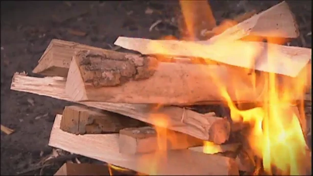 Een vuurtje maken in de tuin | Schooltv