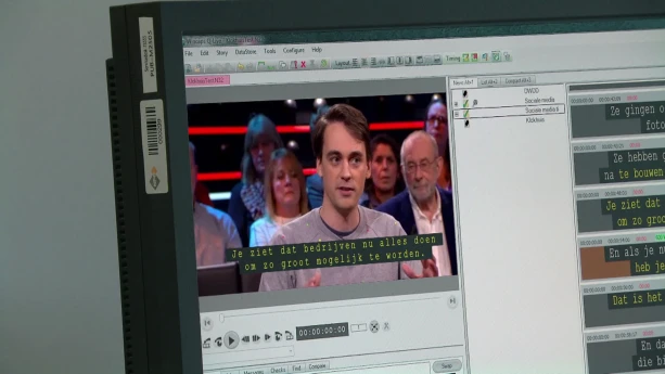 Hoe worden live televisieprogramma's ondertiteld? | Schooltv