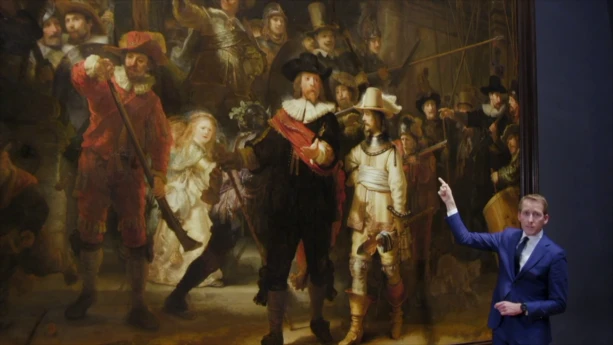 Welk verhaal vertelt de Nachtwacht van Rembrandt? | Rembrandt (VO) | Schooltv