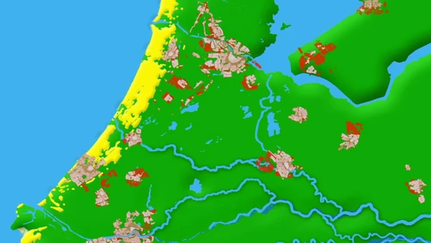 Het ontstaan en de inrichting van Nederland | Schooltv