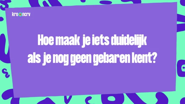 Beginnen met gebaren | Schooltv